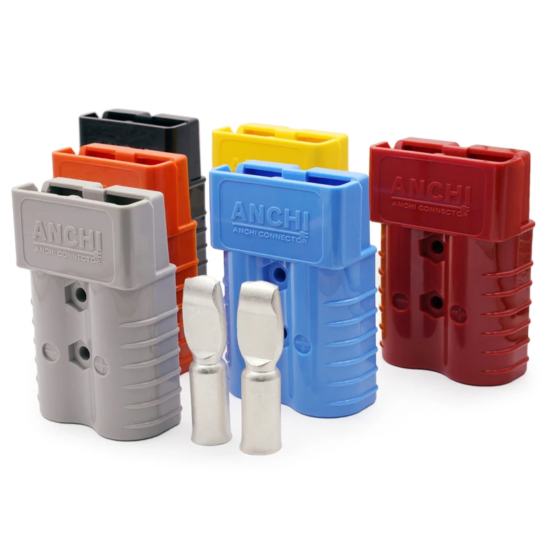 350 Amp 2/0 Gauge Battery Quick Connectors 350a 600v Jumper Cable Plug ...