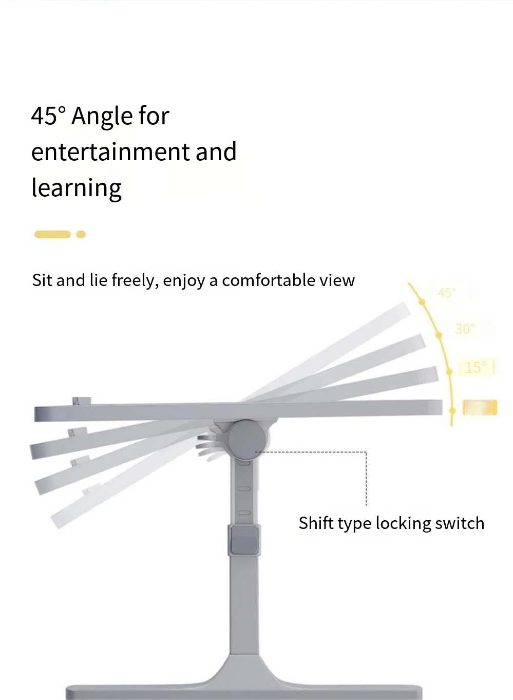 Folding Computer Table - Adjustable Laptop Stand