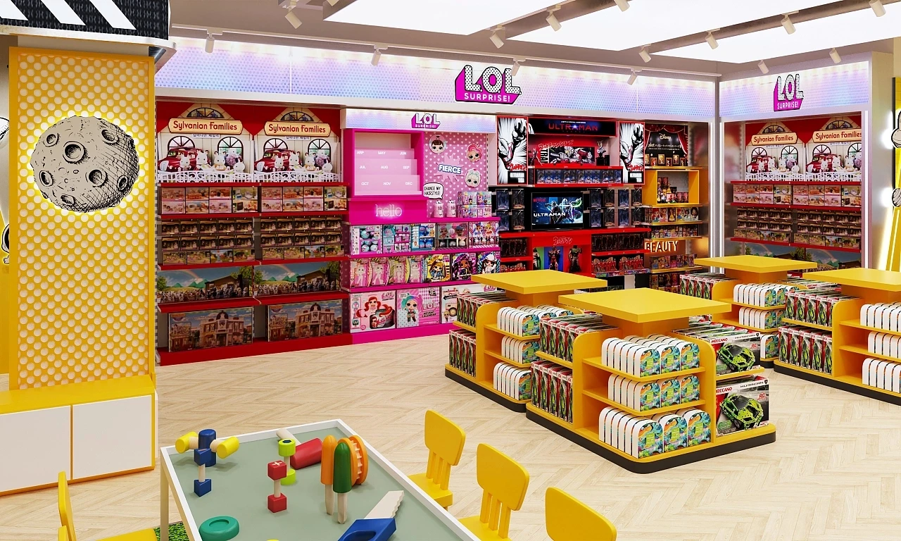 Custom Toy Store Showcase Collection Interior Design Custom Retail ...