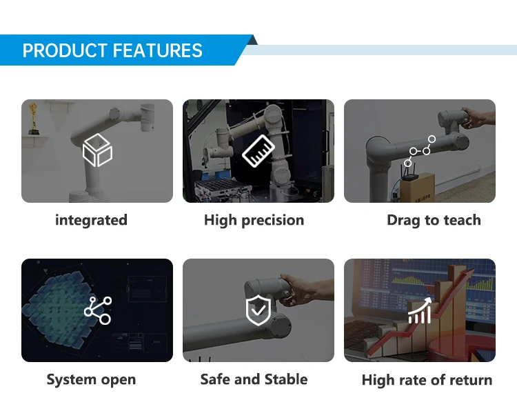 SZGH-BCK5 6 Axis Industrial Robot Arm 5kg Payload for Cobot Welding ODM