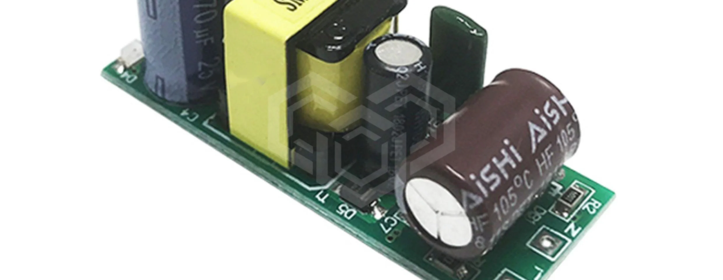 3W 12V 300mA Isolated Power Supply Module, AC 220V Input, DC 12V Output ...