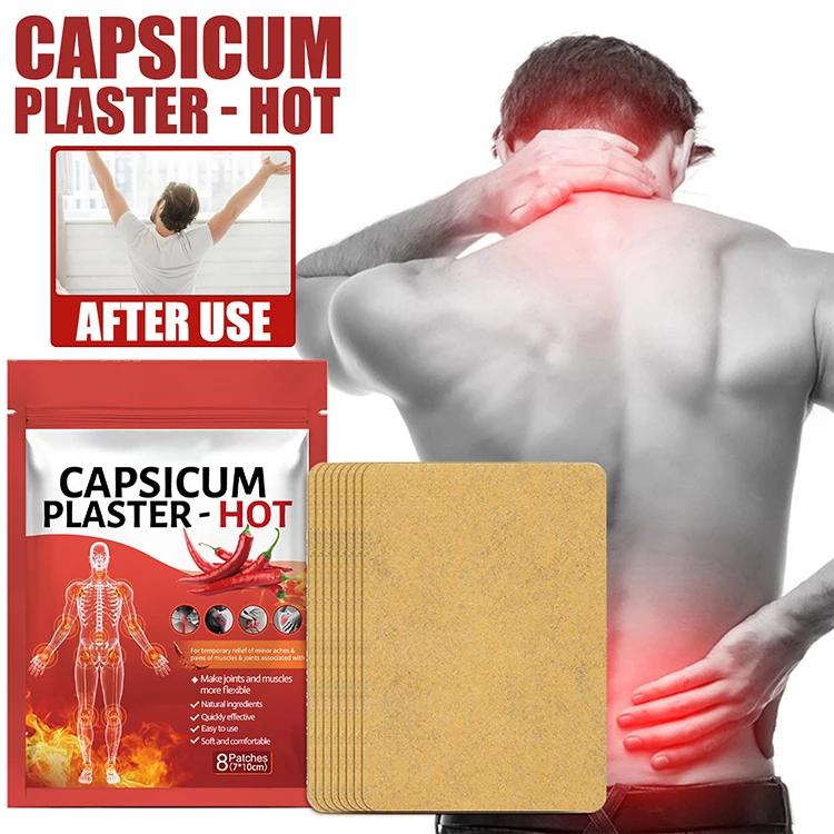 Capsicum Comfort Skeleton Plaster Chinese Medical Warm Fast Strong ...