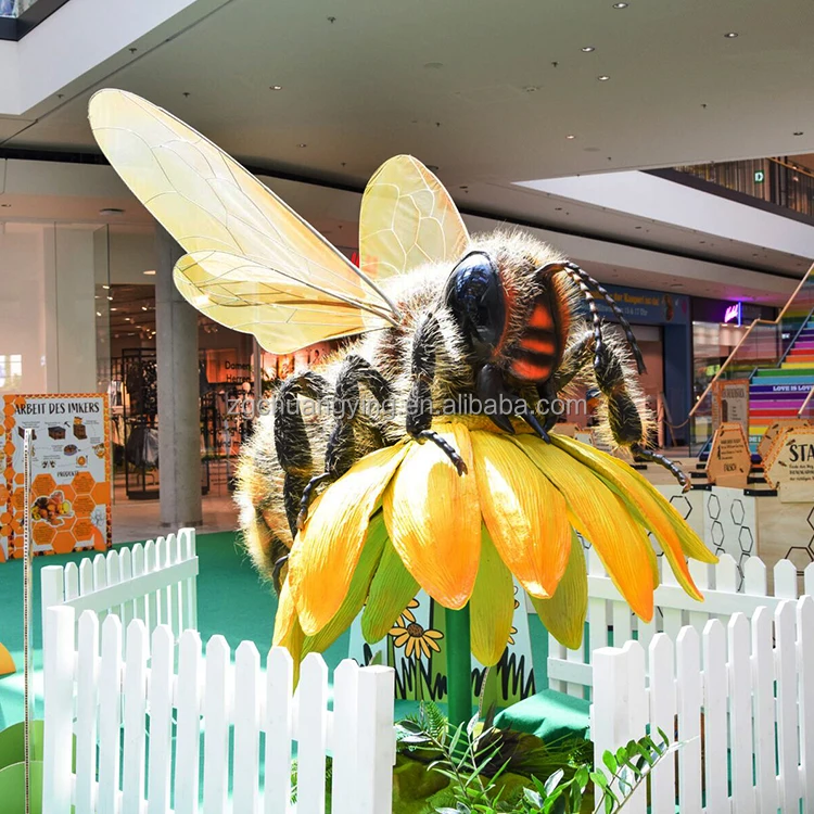 Realistic Animatronic Bee - Perfect for Garden Decoration