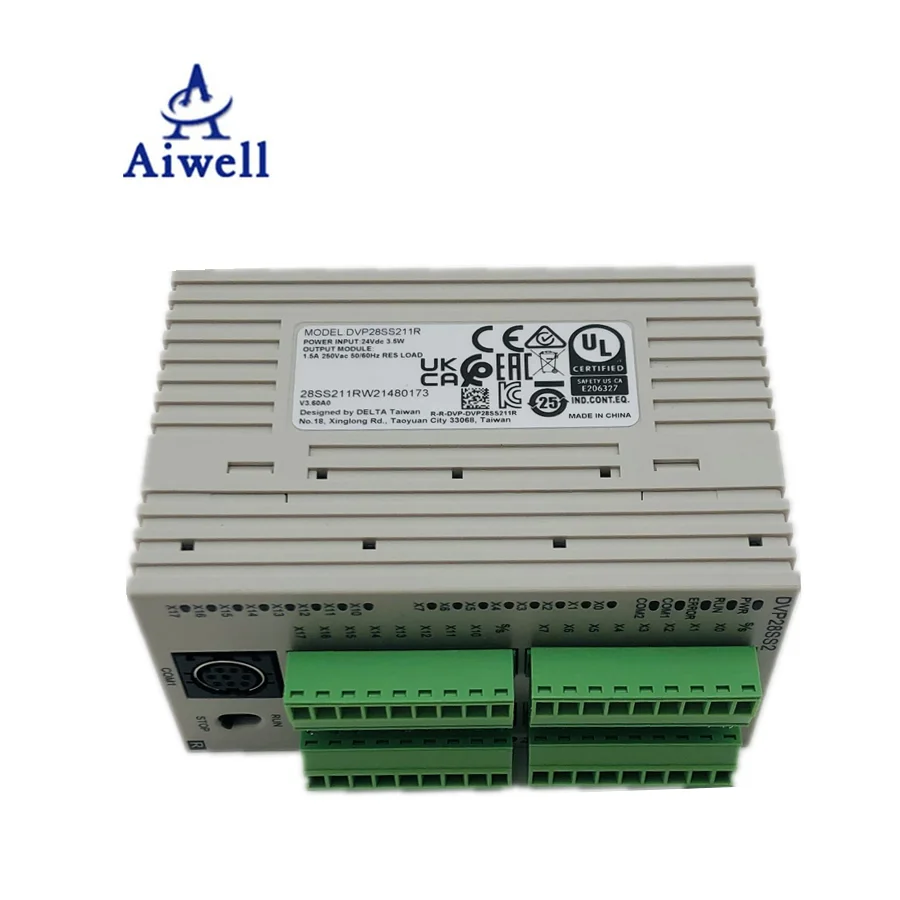 DVP28SS211R Delta DVP Series PLC Programming CPU Module DVP28SS211T ...