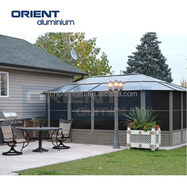 Portable Trailer Single Hobbit Bamboo Foldable Mini Sun Room Veranda ...