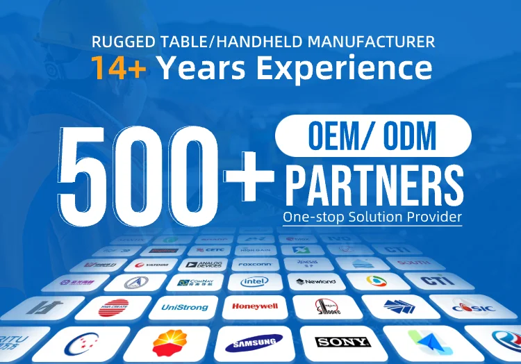 Hugerock B70 Ip65 1000nits Fingerprint Biometric 1d/2d Barcode Scanner Mobile Nfc Card Reader ...