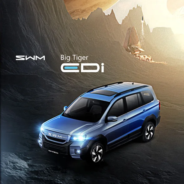 SWM Big Tiger EDi 2023 1.5L 7-Seater SUV - Extended Range New Energy ...