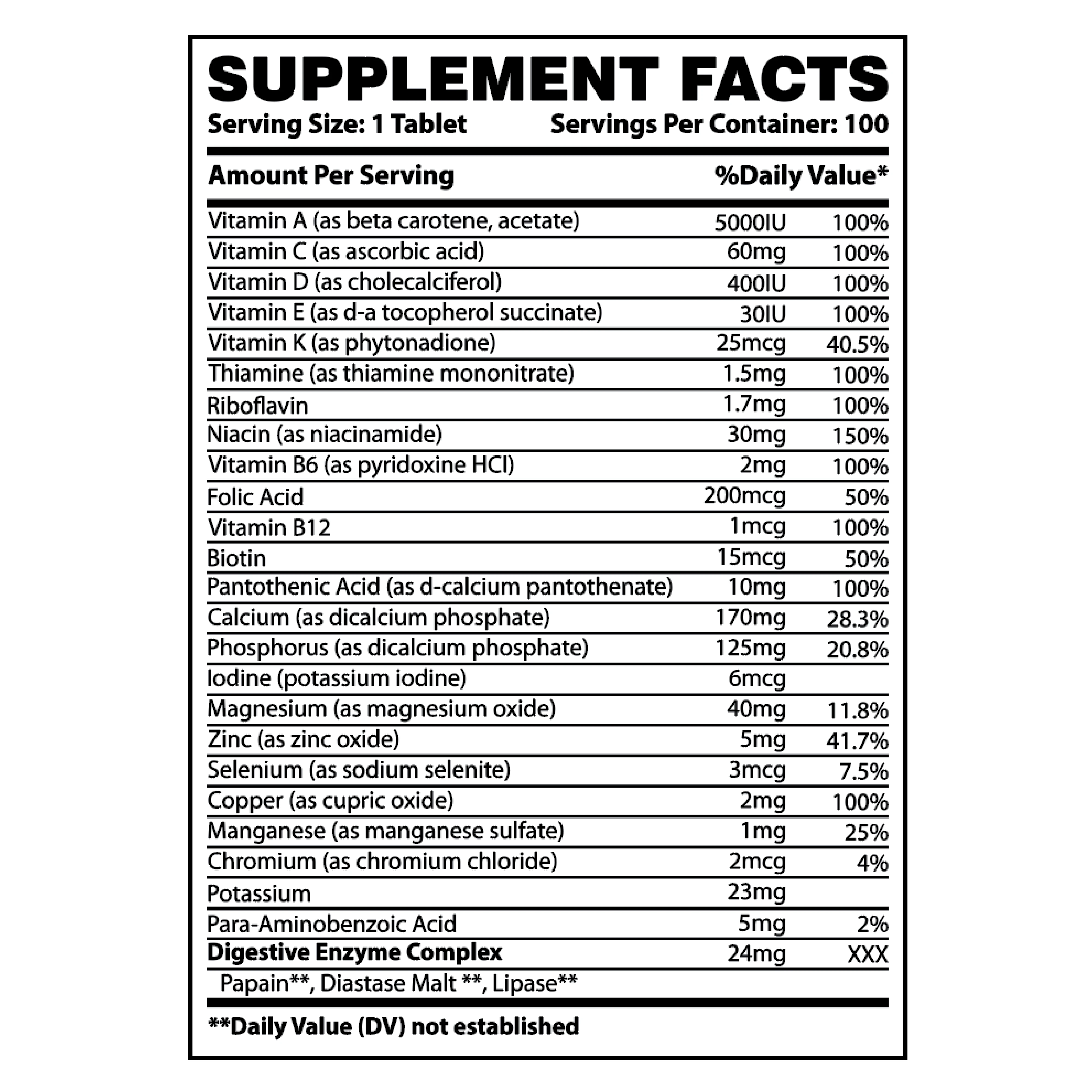 OEM Sport Supplement Men's and Women Daily Iron Multi Mineral Multi ...