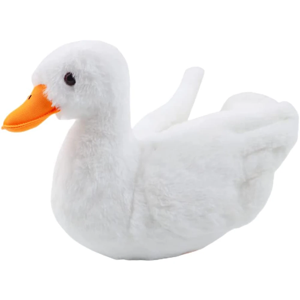 White Duck Plush Toy Realistic Stuffed Animal Toy Kawaii Duckling ...