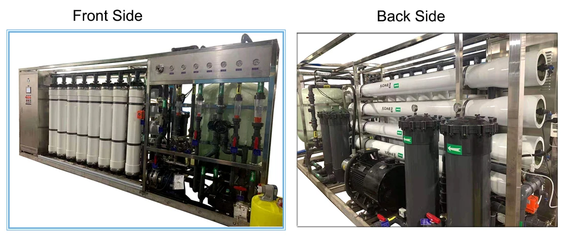 Container Moveable Salt Water Purification Machine - 3000l/hour