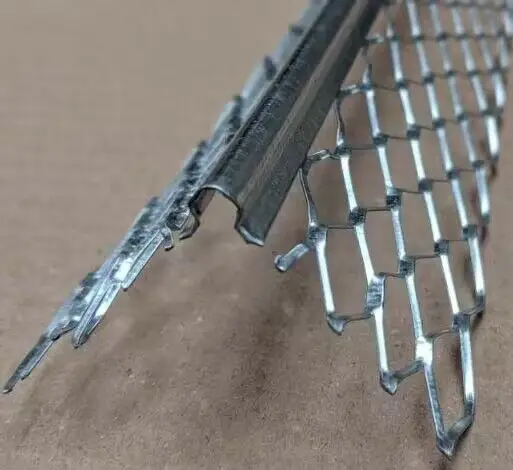 Drywall Corner Bead Aluminum Expanded Metal Corner Bead with Mesh Angle ...