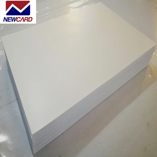 Konica Digital Printable Sheet - 0.32mm White PVC Card