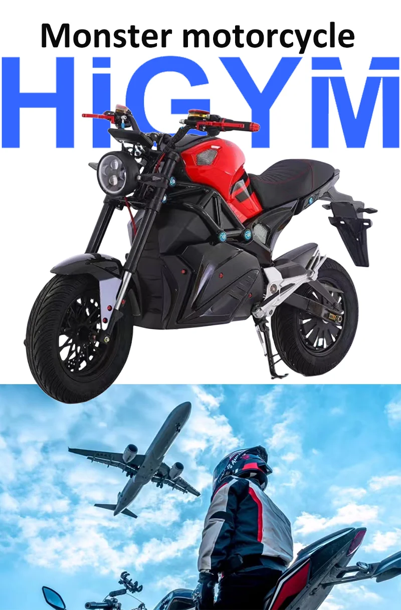 Monster Higym M3 M5 M6 Electricmotorcycle Dirt Bike 2000w Chainless ...