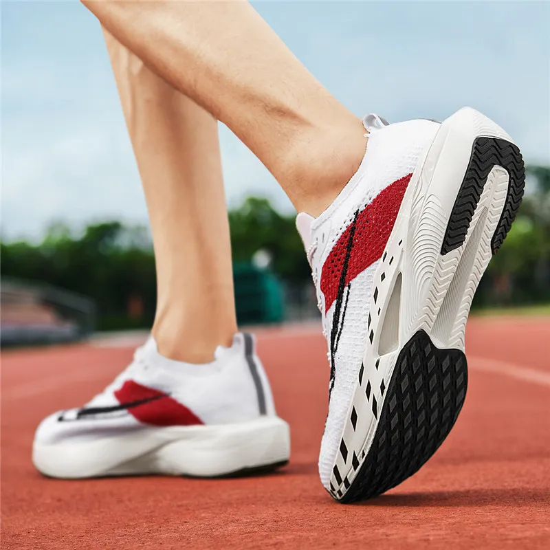 Men's Ultralight Running Shoes - Professional Marathon Treadle Soft ...