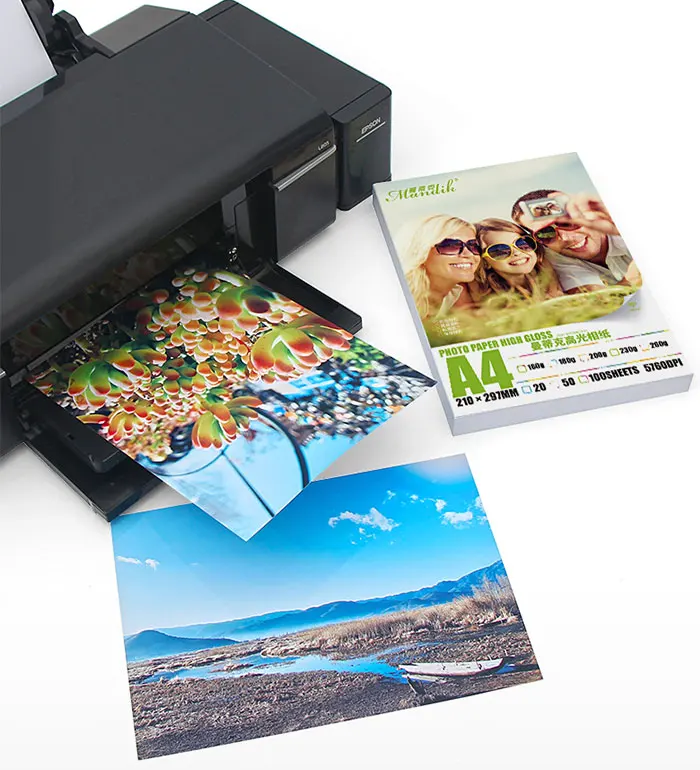 A4 Size Quality High Glossy 230gsm Photo Paper - 100 Pieces