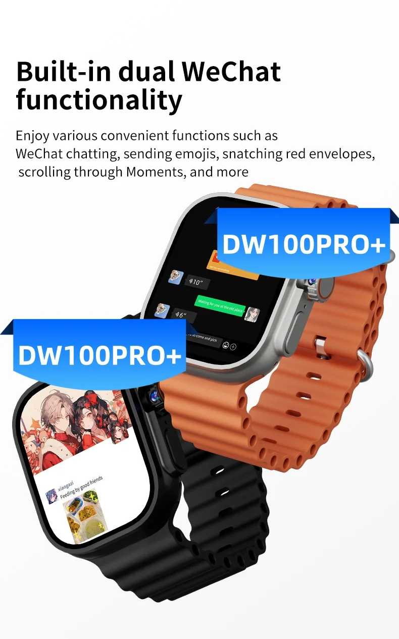 DW00 Ultra DW100Pro+ Smartwatch - 8+128GB Android AMOLED, Dual SIM, GPS ...