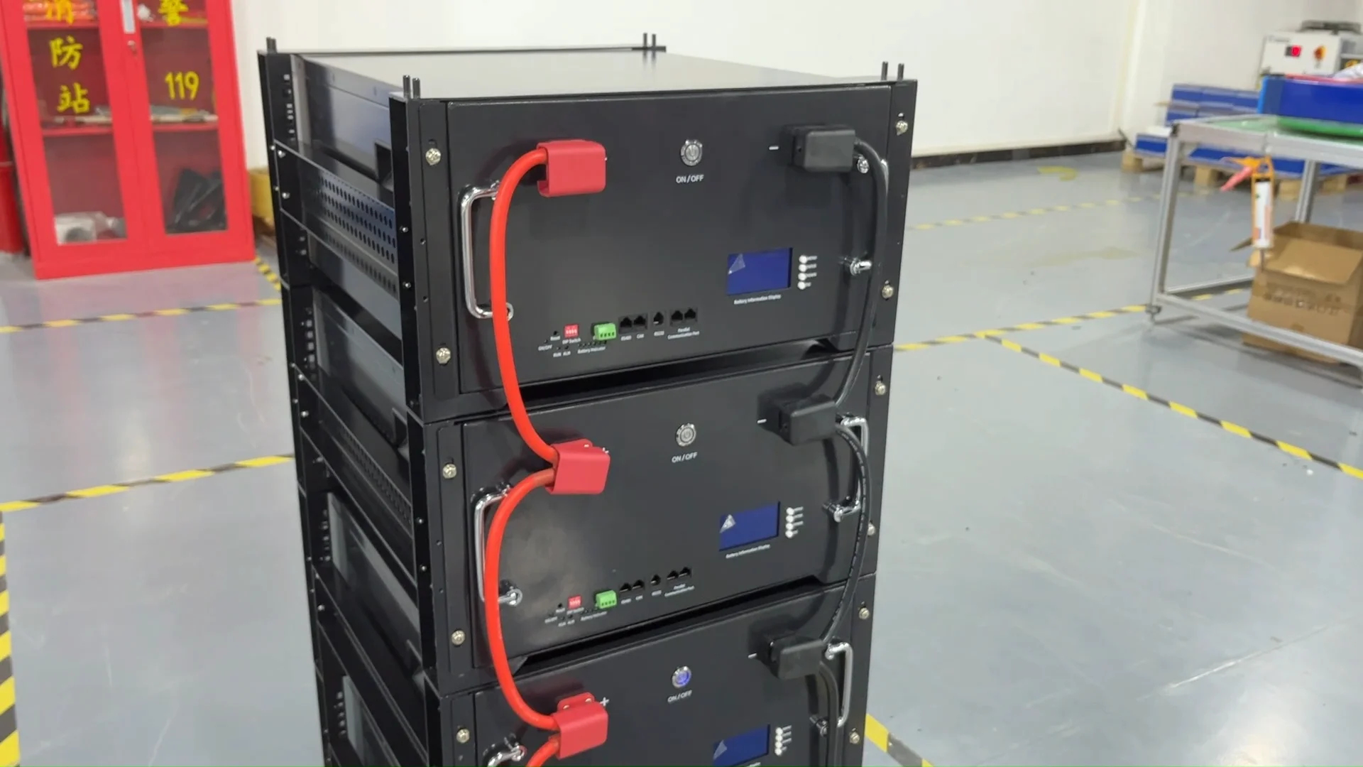 Rack Mounted 51.2v 5kw 10kw 15kw Solar Inverter Rechargeable Lfp4 Akku ...