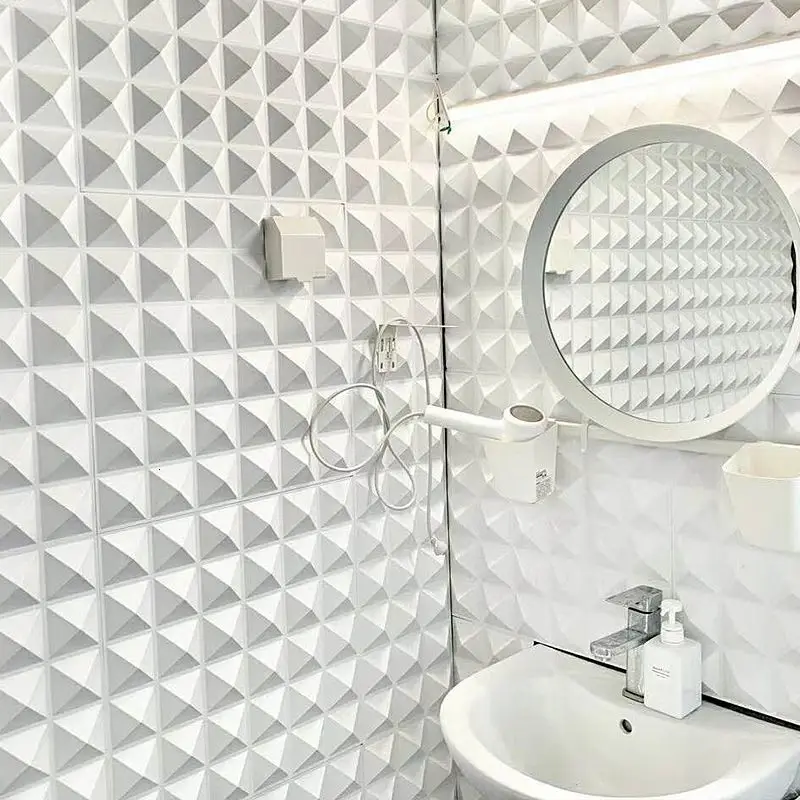 PVC Waterproof 3D Wall Panels for Elegant Interior Decor