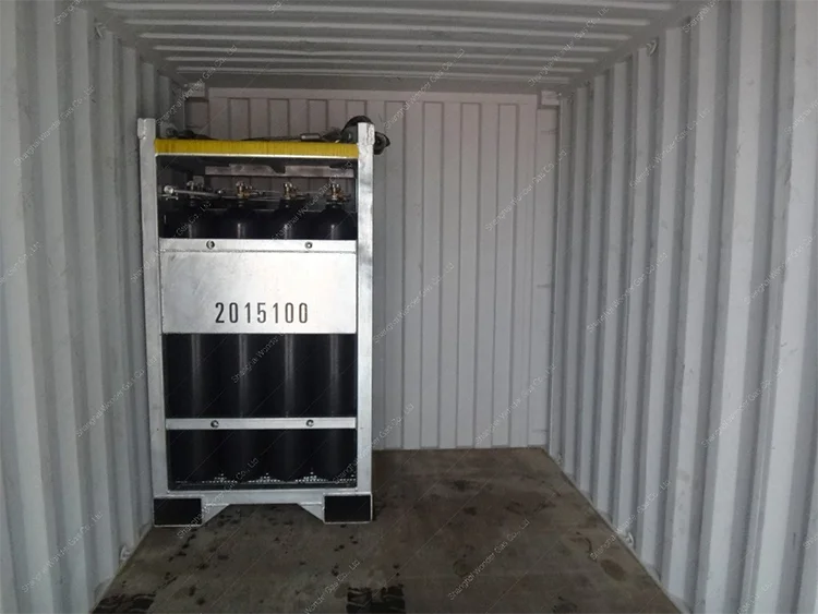 DNV Offshore Used Mobile Nitrogen Cylinder Rack - 16/18 Cylinders