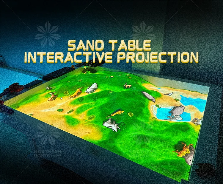 Sand Table Projection Sand Box Indoor Sand Interactive Projection ...