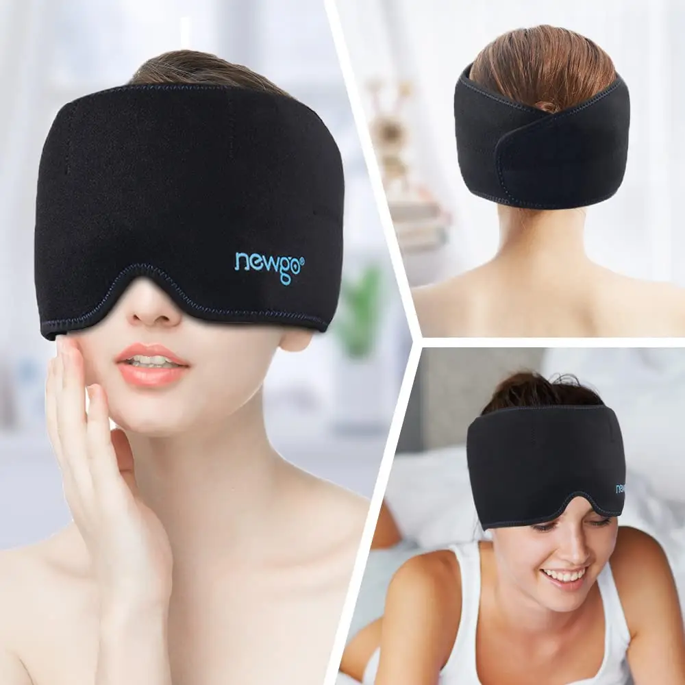 Pakcare Migraine Relief Hat - Reusable Gel Head Ice Pack