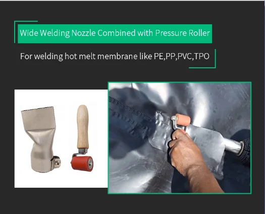 Handheld PVC Membrane Welding Machine for Tarpaulin & Tents