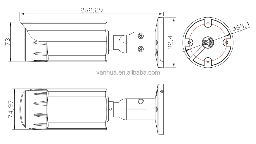 8MP Varifocal Lens Poe Bullet IP Camera - Smart Surveillance