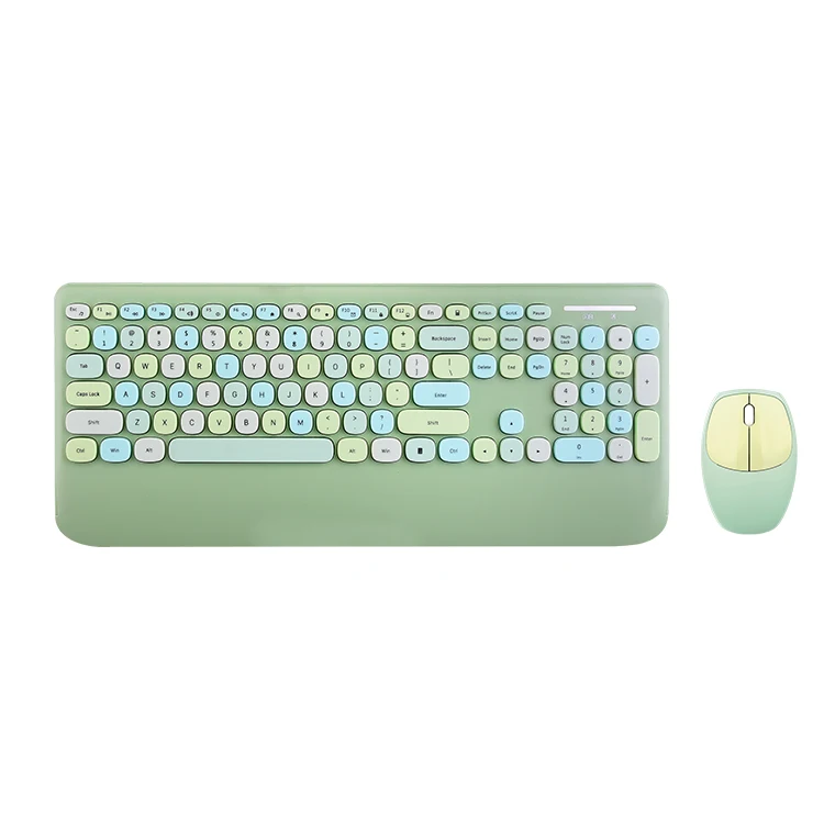 Geezer Standard Retro Keyboard Combo Ergonomic Palm Set With Colorful ...