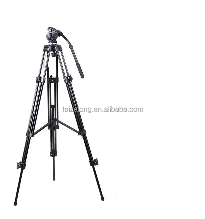 Wf-717 1.8m Professional Portable Aluminum Fluid Head Camera Tripod For ...