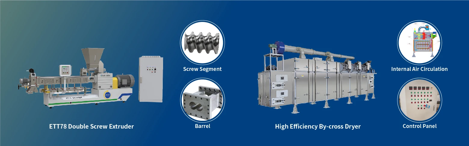 Texturizing TVP Soybean Extruder Automatic Textured Soy Protein Food ...