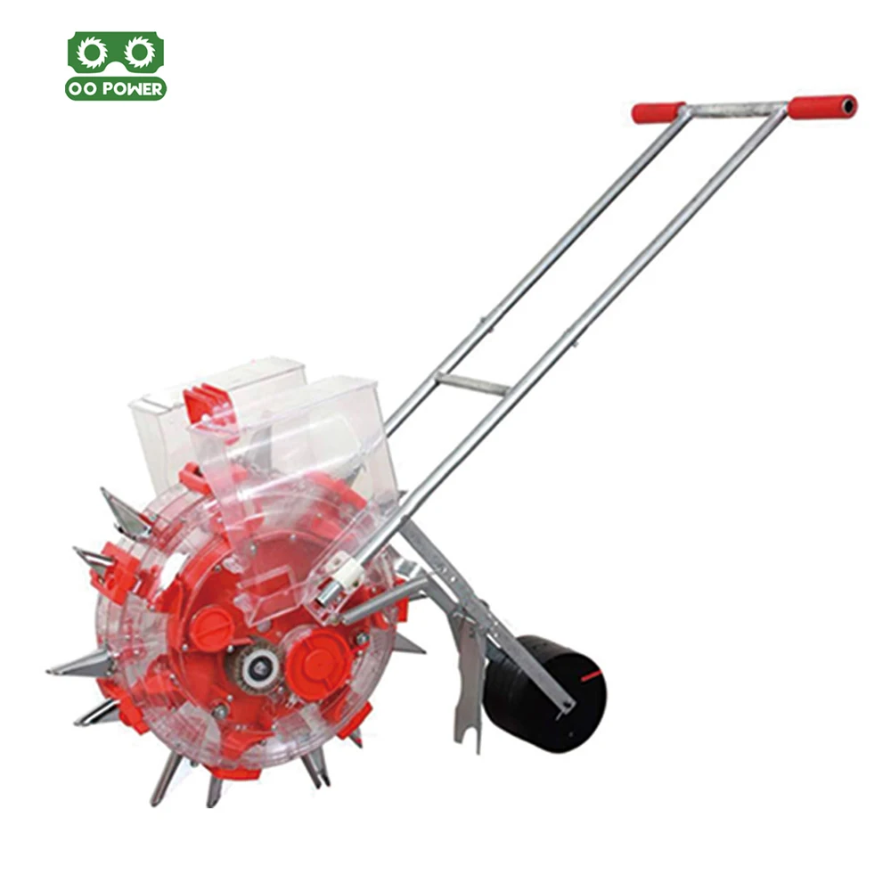 Manual seeder machine seed planter manual hand push corn peanut seeder ...