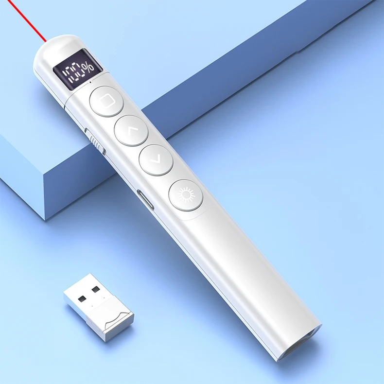 Funny Cat Red Laser Pointer 3.7 V 200M USB RF2.4GHZ Digital Display ...