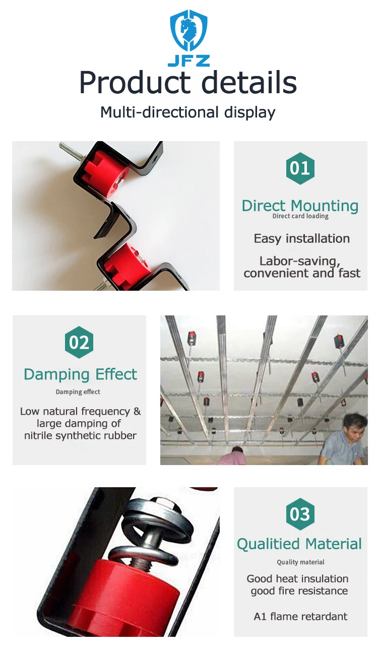 Noise Control Damper Rubber Isolator Shock Absorber Interior Decorative ...