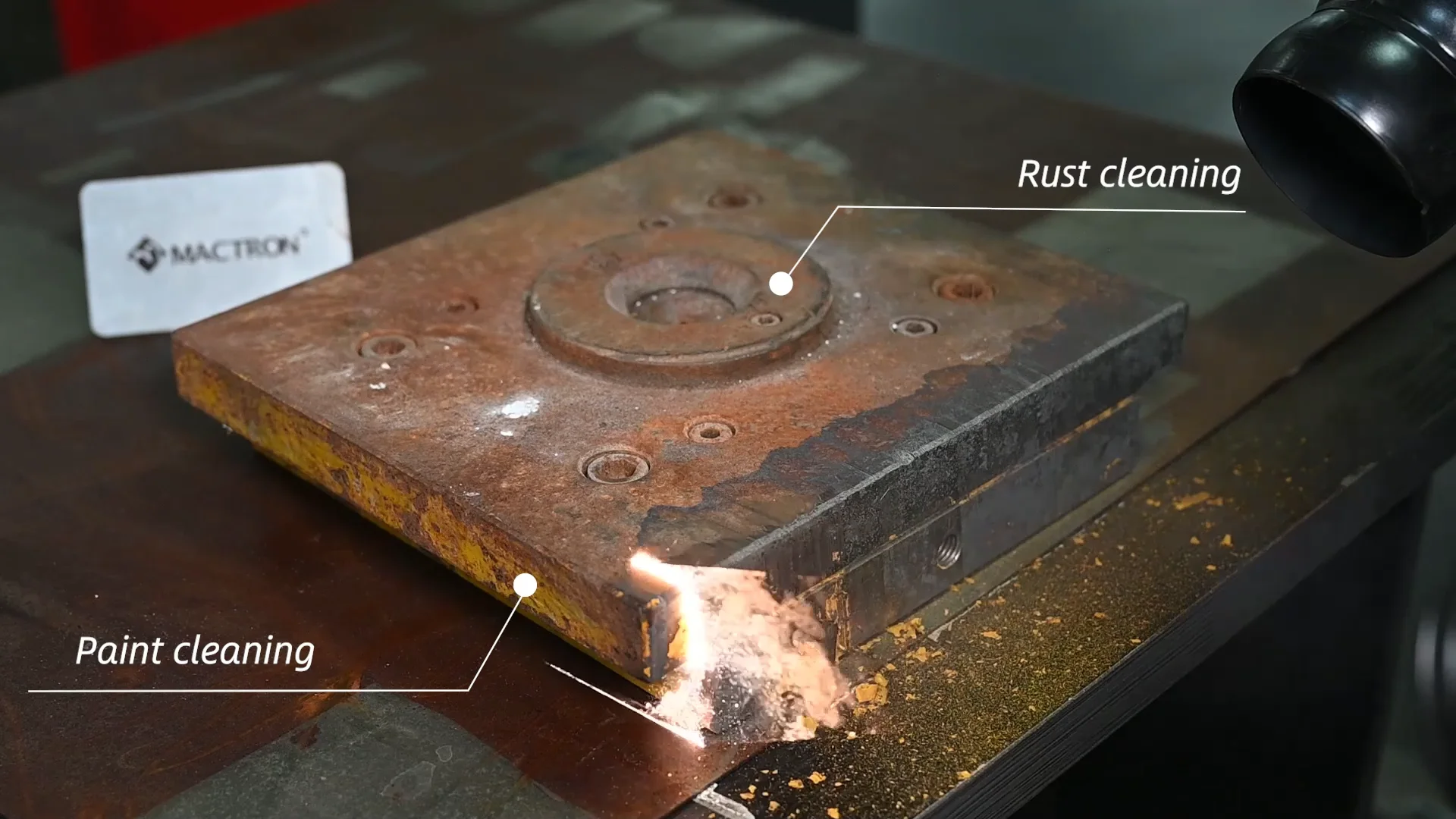 Laser Rust Removal Metal Surface Cleaning Machine For Paint Rust Grease ...