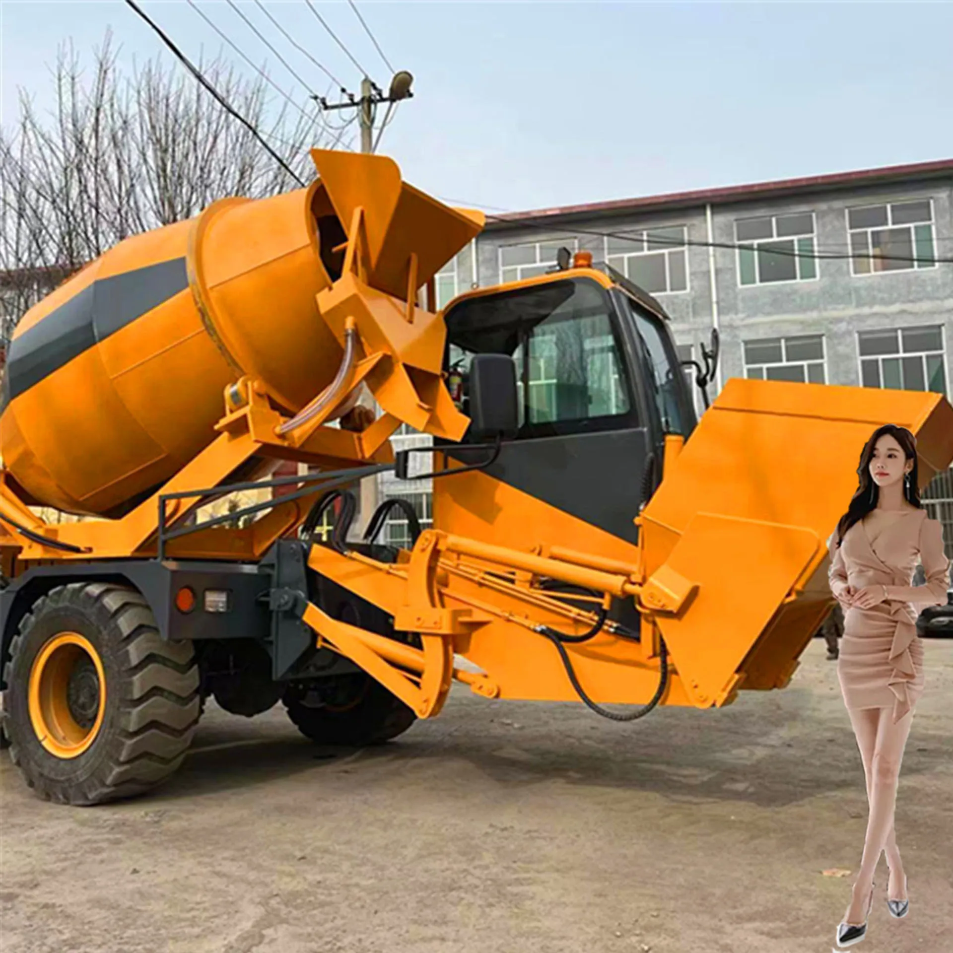 Portable Electric Cement Mixer Floor Leveling\/ Self-leveler Mixer ...