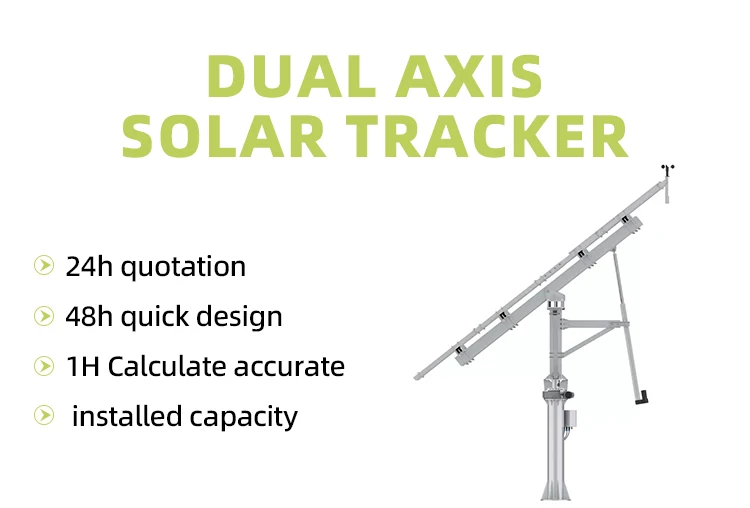 Premium Quality Two Axis Solar Tracker Automatic Follow The Sun ...