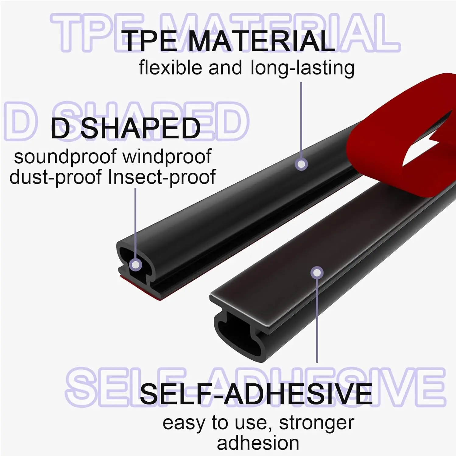 Extra Wide Door Weather Stripping Rubber Weather Stripping Seal Strip ...