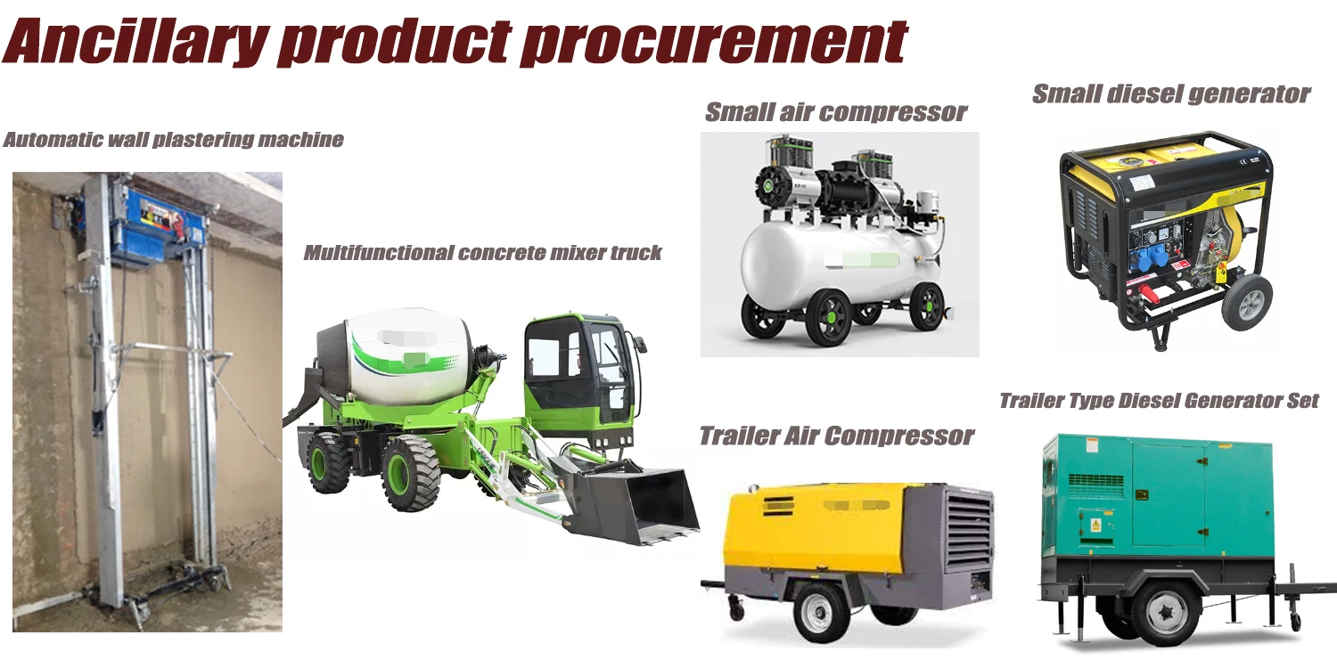 220 Voltage Diesel Motor Cement Sprayer Machine for Wall Plastering