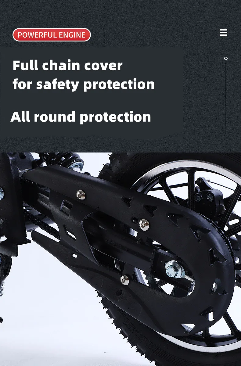 2 Stroke Kids Automatic Petrol Engine For 12 Year Old Super 49cc ...