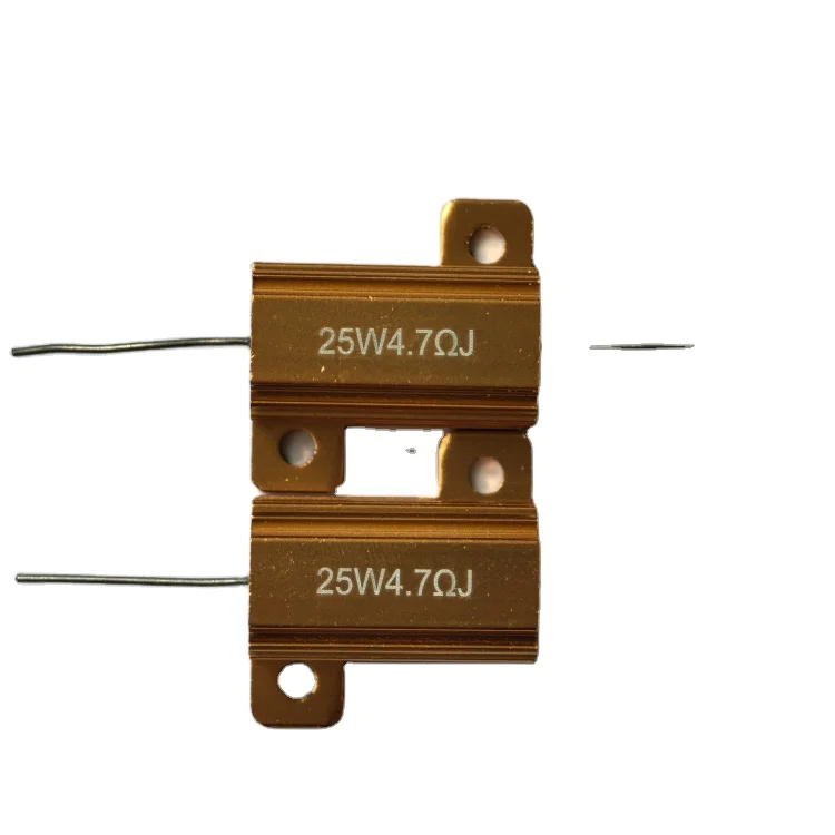 50w Gold Aluminum High Power Resistor Housed Wirewound Resistor Used In ...