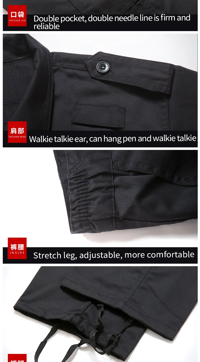 Guard Duty Uniform Security Jacket - Customized Long Sleeve