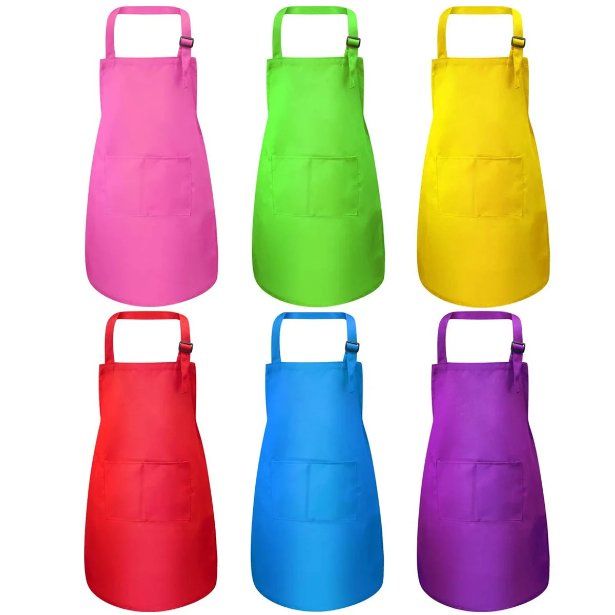 Custom Logo Children Kids Apron And Chef Hat Set Kids Aprons With ...