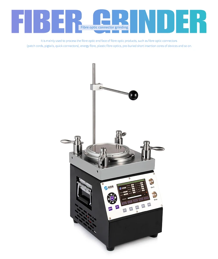 Sgx-3300 Intelligent Optical Fiber Grinder Upc/apc Fibre Optic ...