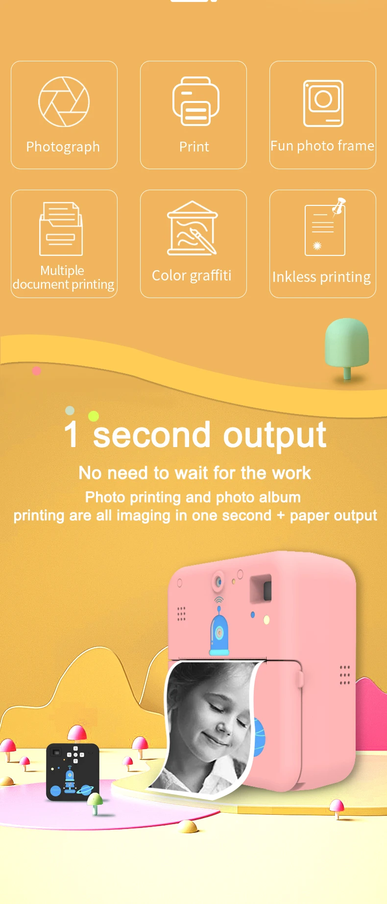 Insta Mini 11 Camera Photo Toys Children Instant Film Print Camera Toys ...