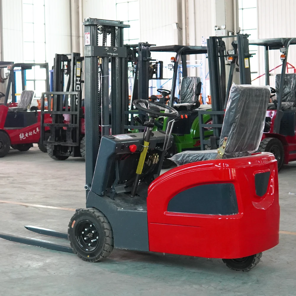 Compact Forklift Cheap Price Narrow Aisle 0.8ton 800kg 3 Wheels Small ...