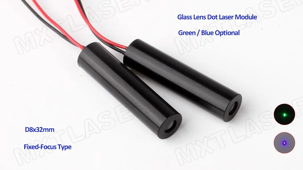 D8mm 405nm 450nm 488nm 505nm 520nm 635nm 650nm 675nm 685nm 780nm 830nm ...