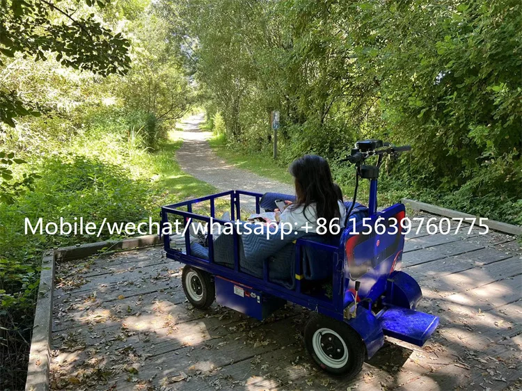 Electric Mini Dumper Trolley Flatbed Car Hand Cart - Buy Electric ...