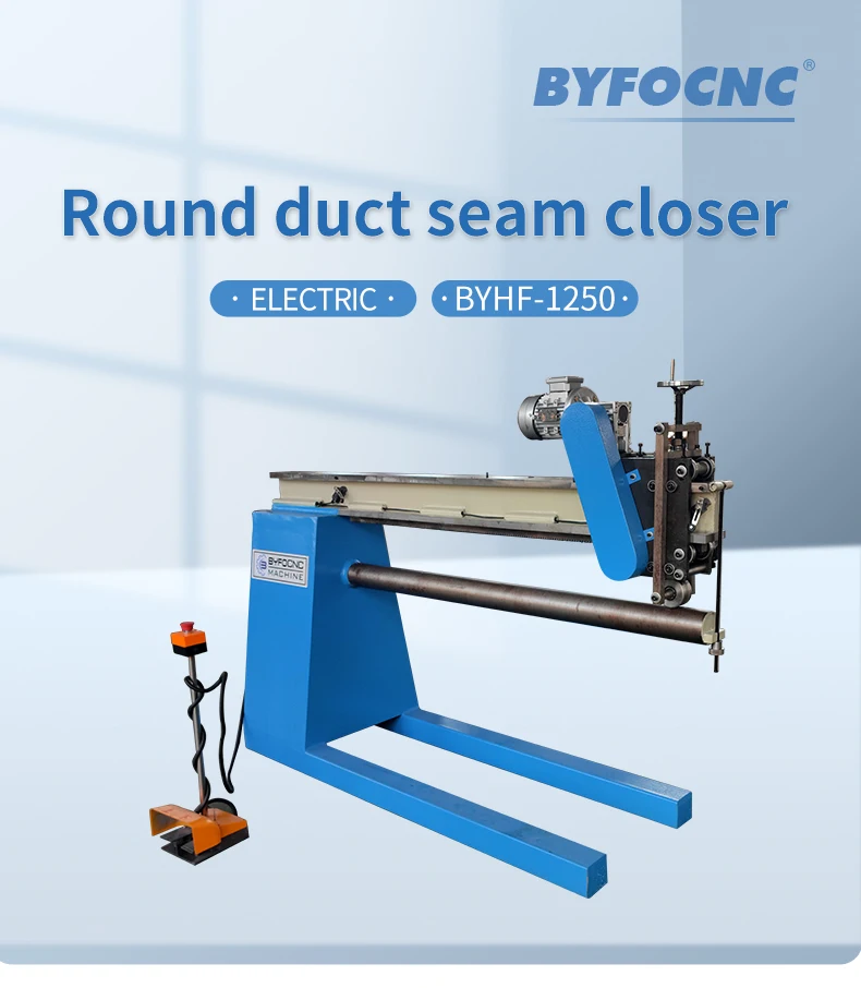 Byfo Ss Sheet Round Duct Electric Seam Closer Round Pipe Round Tube ...