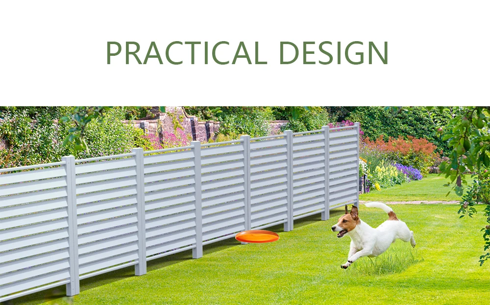 U Channel Factory Balcony Terrace Horizontal Slat Metal Guardrail ...