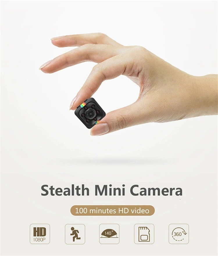 Micro Camcorder HD 1080P with Night Vision & Motion Detection